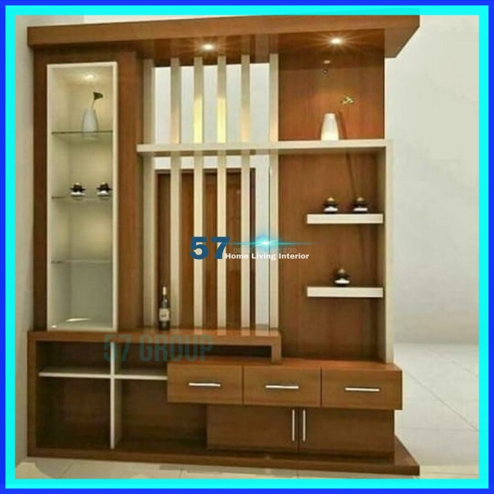 Jual Lemari Partisi Pemisah Ruangan Penyekat Minimalis Bahan Multiplek ...