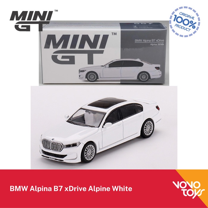 Jual MiniGT 557 BMW Alpina B7 xDrive Alpine White Mini GT | Shopee ...