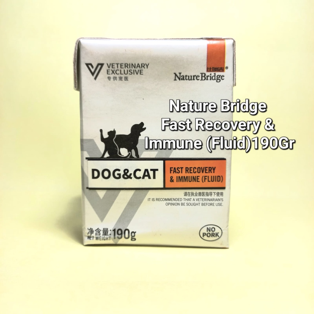 Jual Nature Bridge Vet recovery FLUID immune untuk kucing dan anjing ...