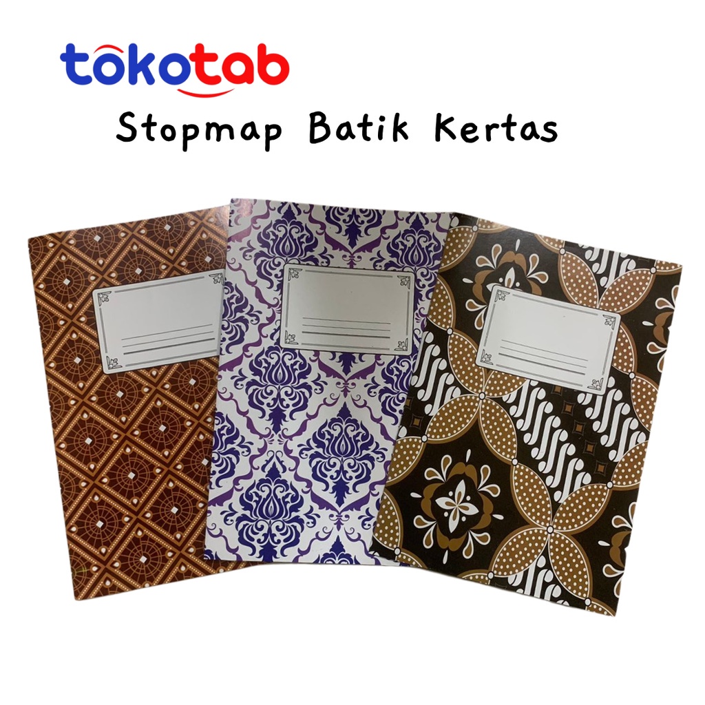 Jual Tokotab - Stopmap Batik Kertas Map Batik Folio | Shopee Indonesia