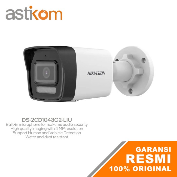 Jual CCTV IP Camera Hikvision DS-2CD1043G2-LIU 4MP 2,8mm | Shopee Indonesia
