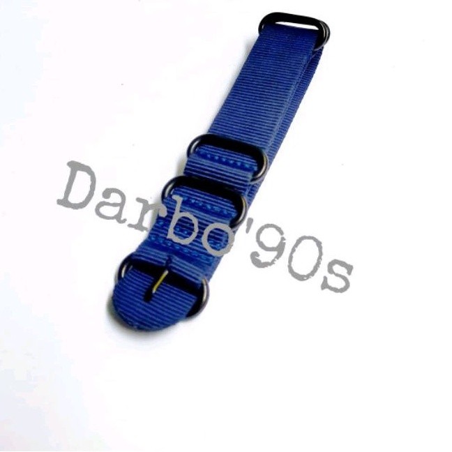 Jual [New] TALI NATO ZULU CANVAS BLACK STRAP NATO ZULU CANVAS 18MM-24MM ...