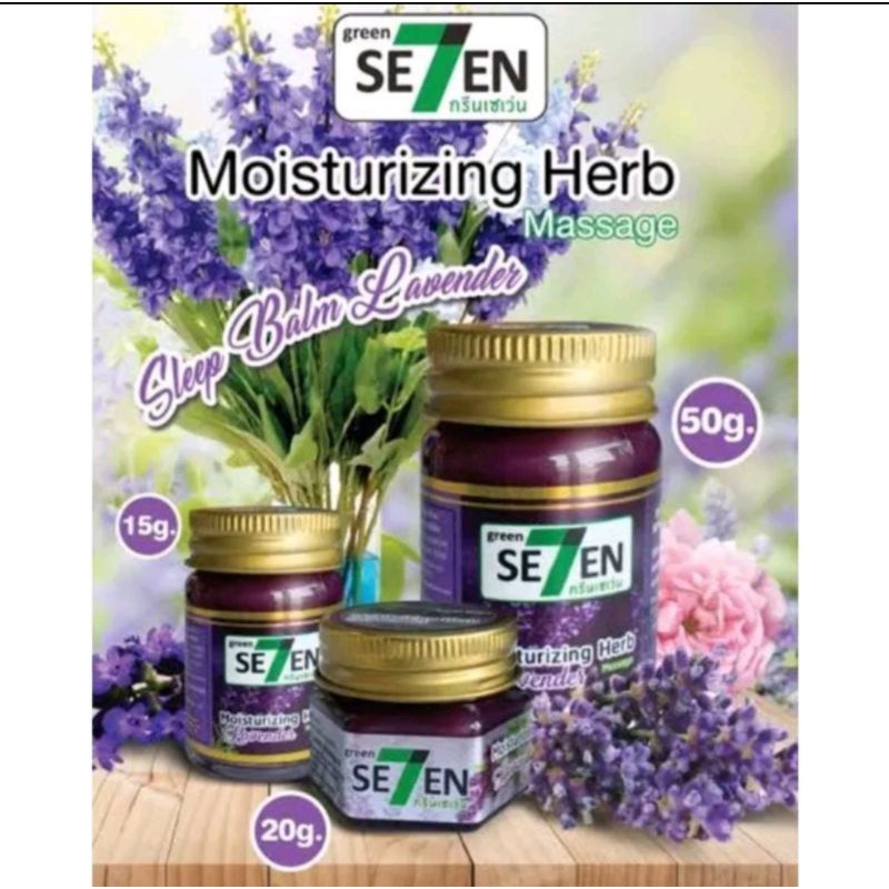 Jual SE7EN SLEEP BALM MOISTURIZING HERB SEVEN BALM ORIGINAL THAILAND | Shopee Indonesia