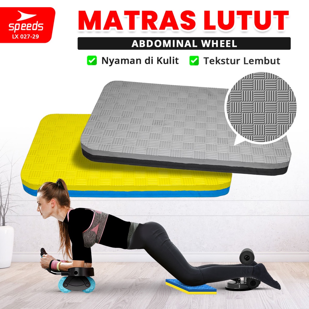 Jual SPEEDS Matras Lutut 50x30x4cm Knee Pad EVA Alas Ab Wheel Evamat ...