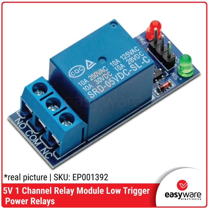 Jual Relay module 1 channel relay module low trigger 5V 12V DC - 5V ...