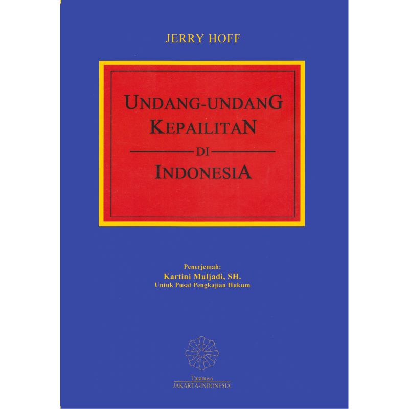 Jual Buku undang undang kepailitan di Indonesia _ Jerry Hoff kartini muljadi | Shopee Indonesia