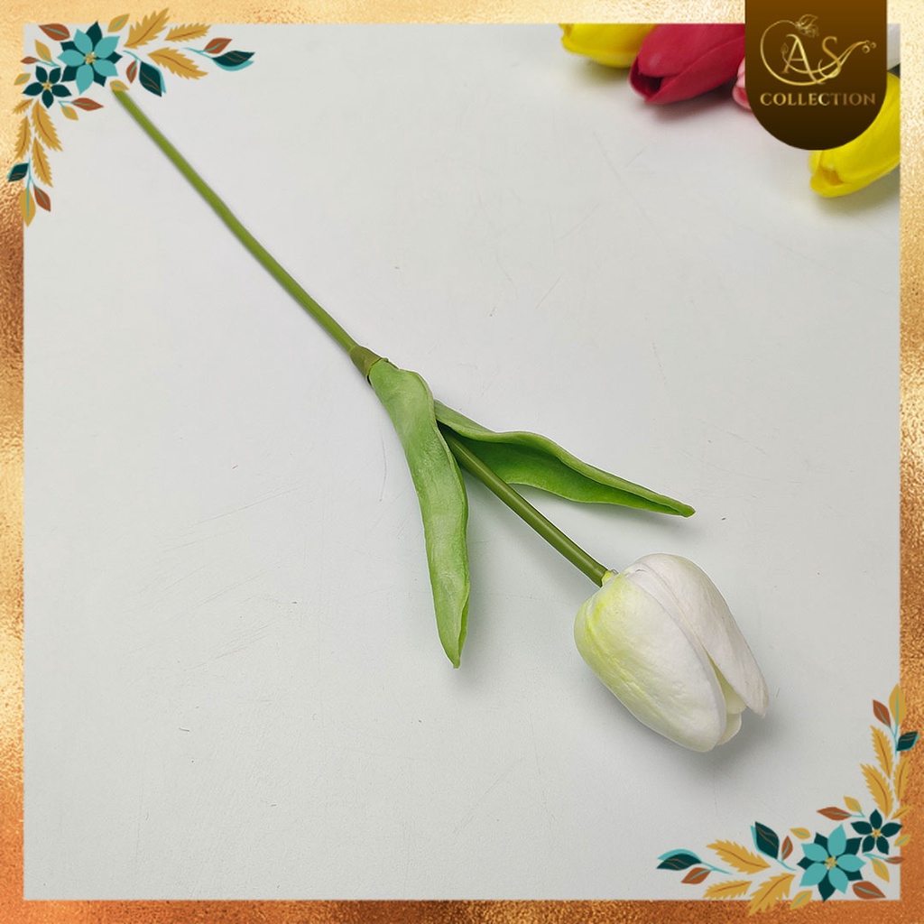 Jual Bunga mawar Tulip latex 1 cabang - bunga plastik - Imitasi bunga ...
