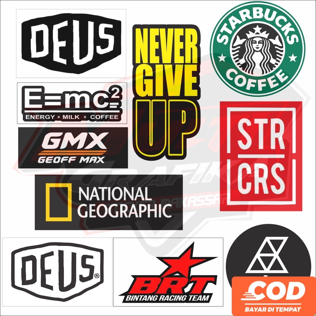 Jual Stiker BRAND HYPBEAST Aesthetic Sticker Mini Waterproof Bisa ...