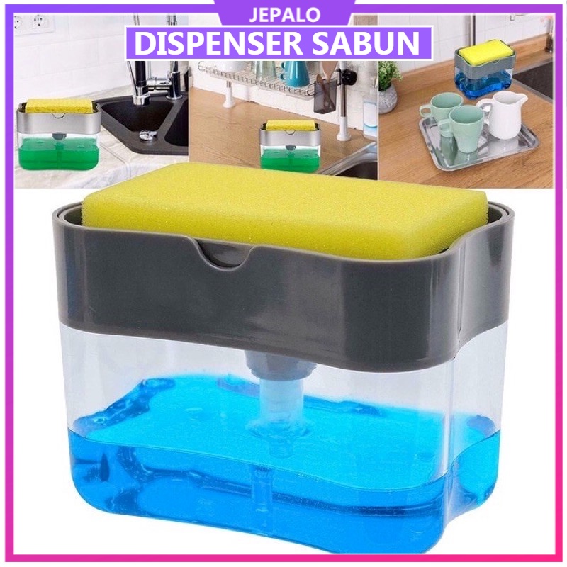 Jual Dispenser Sabun / Holder Spons Cuci Piring 2in1 / Dispenser Sabun ...