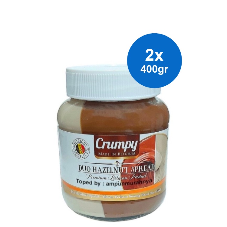 Jual Crumpy Duo Selai Cokelat & Hazelnut 2 x 400 gr | Shopee Indonesia