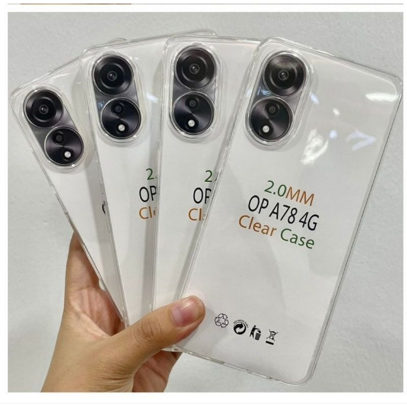 Jual C/C- CASING COVER KESING Softcase Oppo A78 4G Silikon Casing Case ...