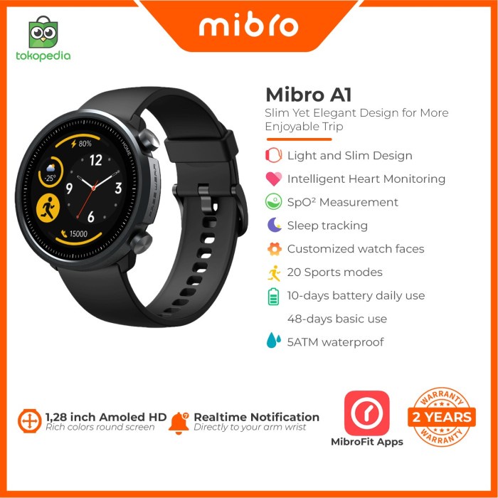Jual Mibro A1 Smartwatch | Shopee Indonesia