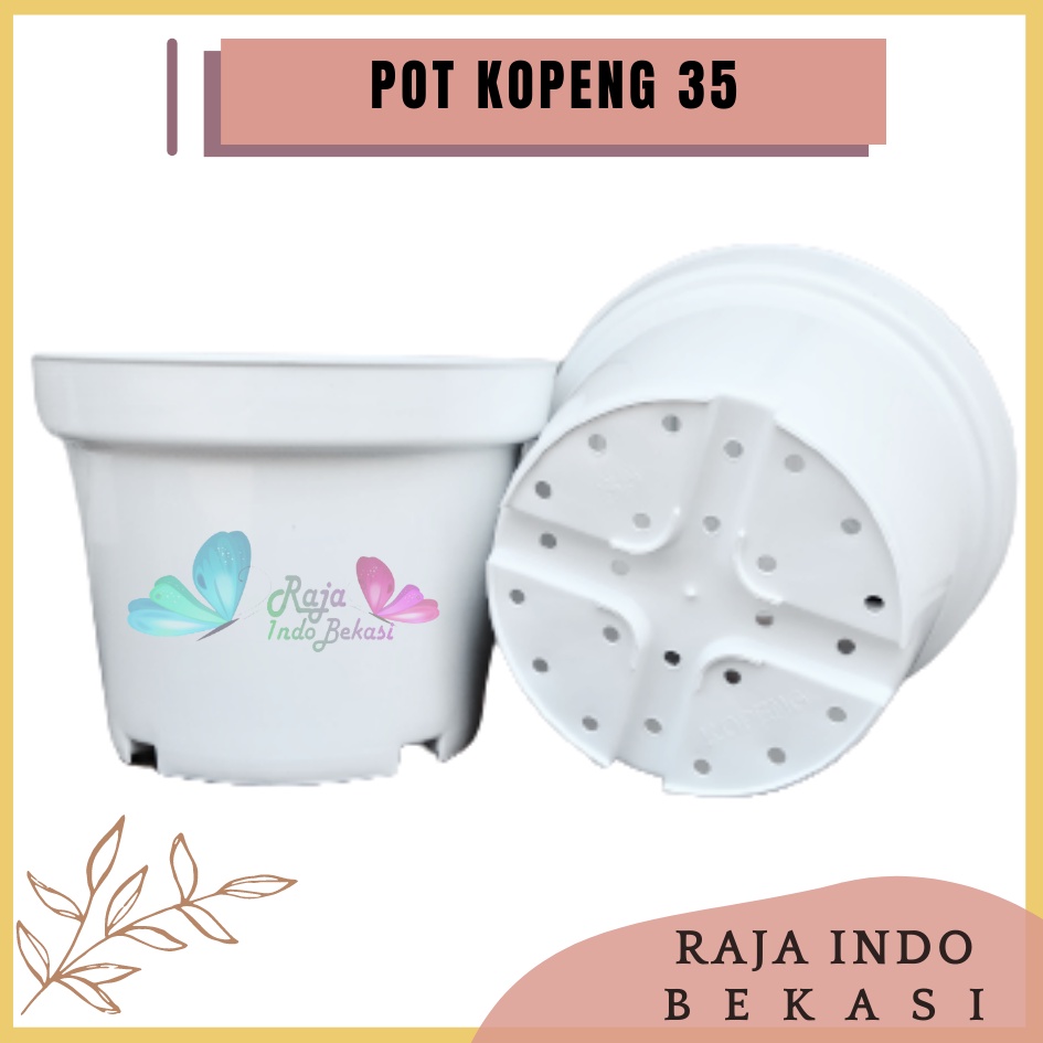 Jual PROMO Pot Kopeng 35 Putih Besar Jumbo Plastik Ukuran 40cm 50cm 70 ...