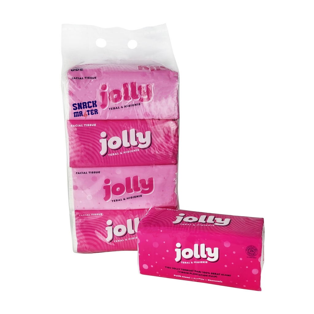 Jual Tisu JOLLY Tissue BALL (Isi 4 Pack) Facial Tissue 200's 2 Ply ...