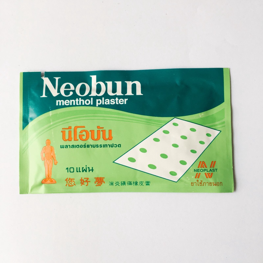 Jual Neobun Menthol Plaster 10's Koyo Thailand | Shopee Indonesia