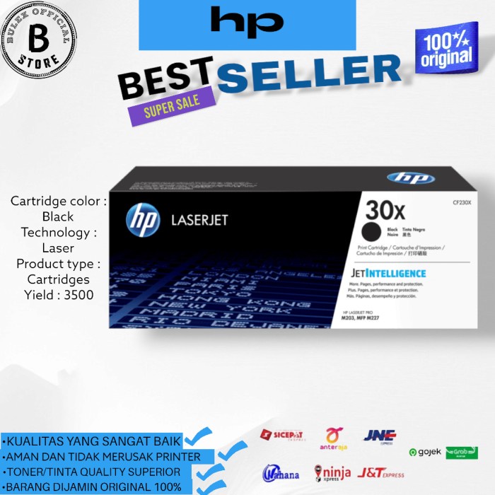 Jual Toner HP Laserjet 30X Black ORIGINAL 100% | Shopee Indonesia