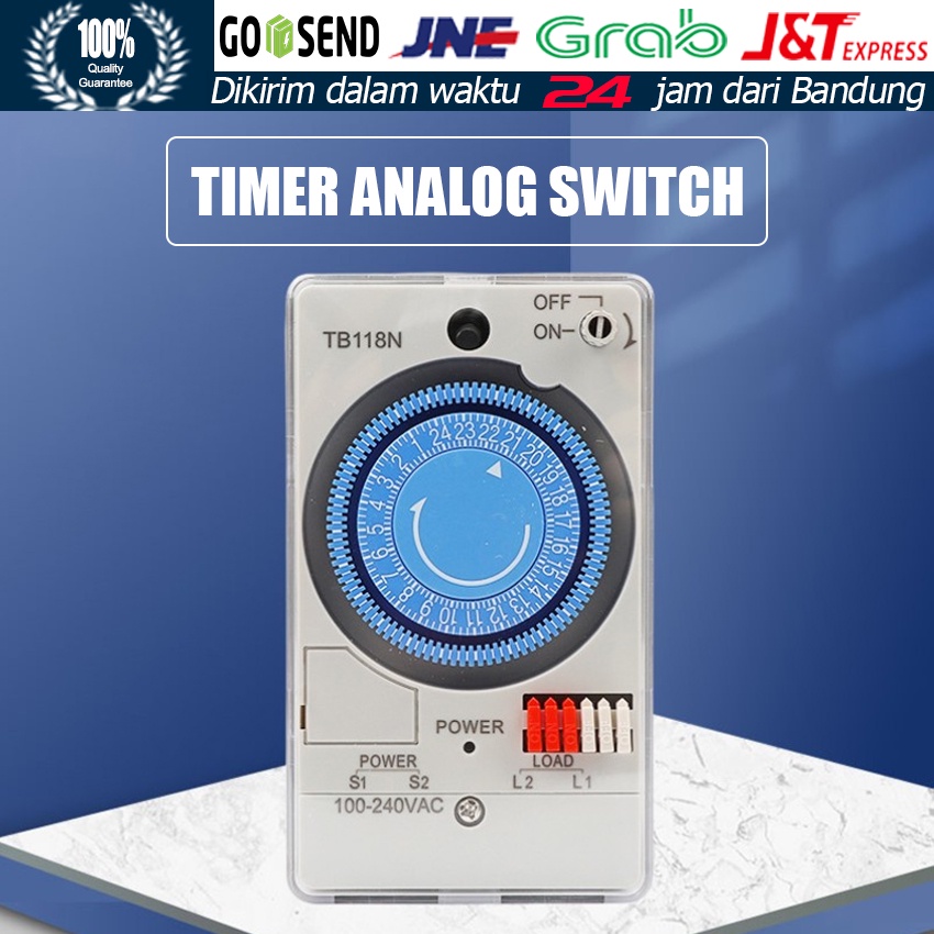 Jual Panel Lampu Otomatis Time Switching SUL181 / Timer SUL181h Switch ...