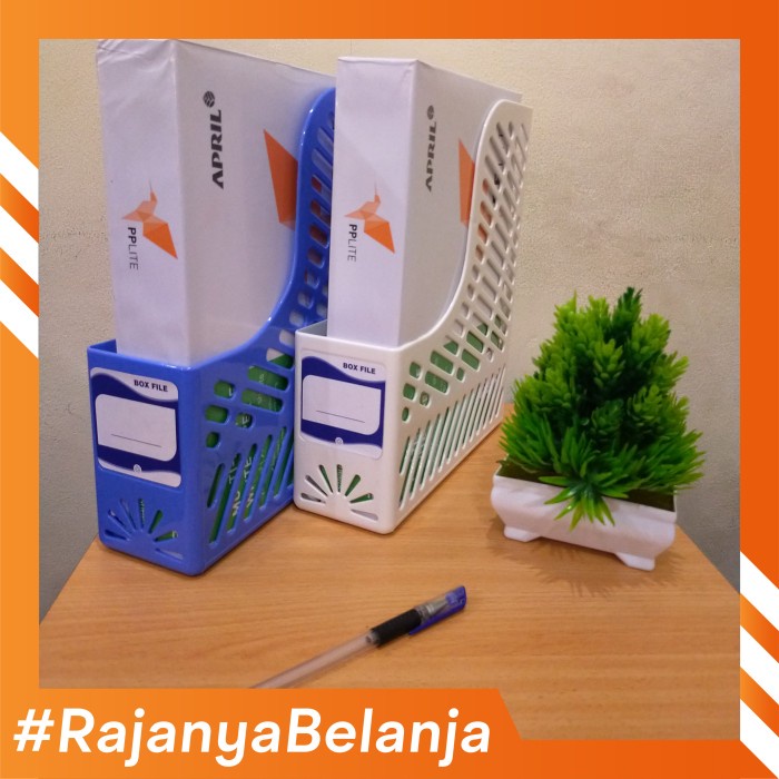 Jual box file plastik keranjang dokumen original impor pe perlengkapan ...