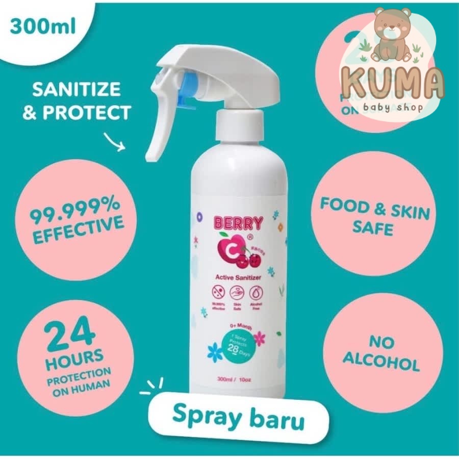 Jual Berryc Sanitizer Spray Active Sanitizer Water Disinfectant ...