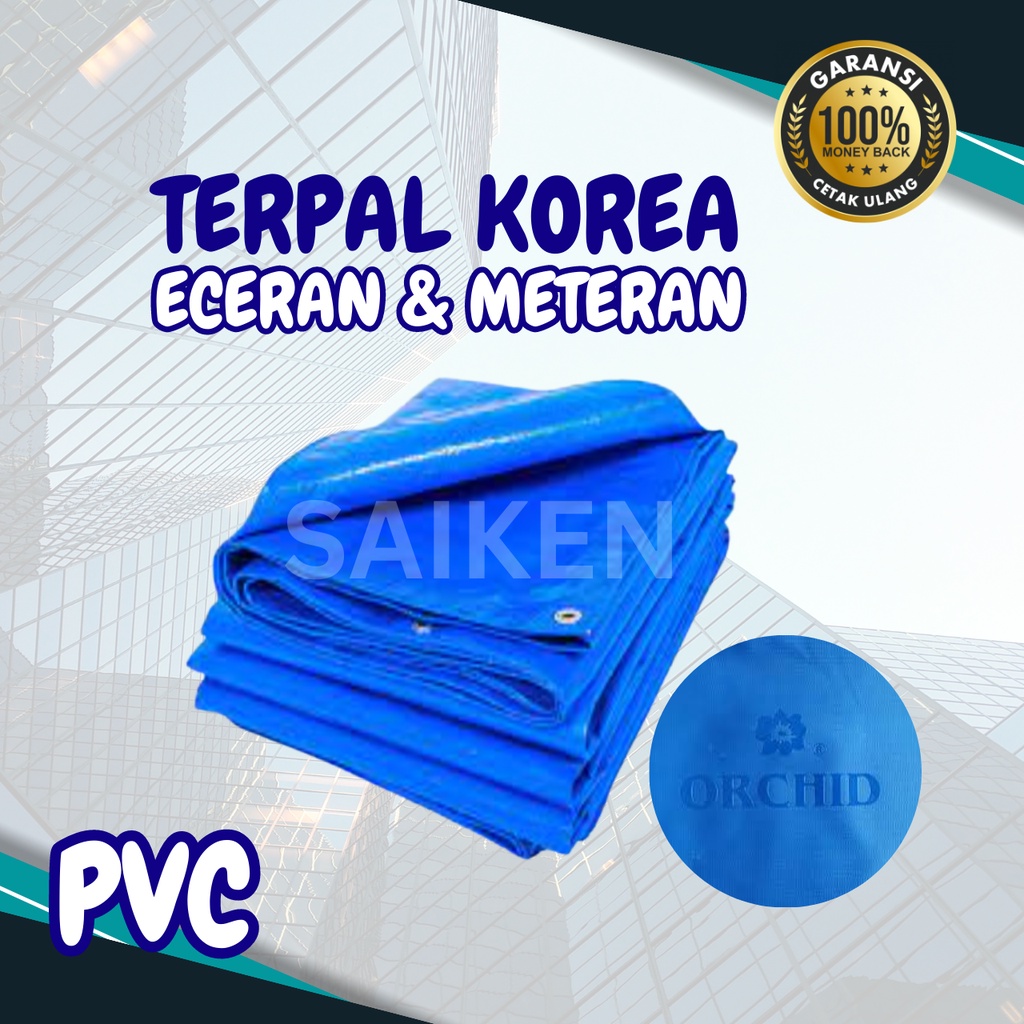 Jual Terpal Korea PVC ORCHID Plastik Tebal Meteran Lembaran Custom ...