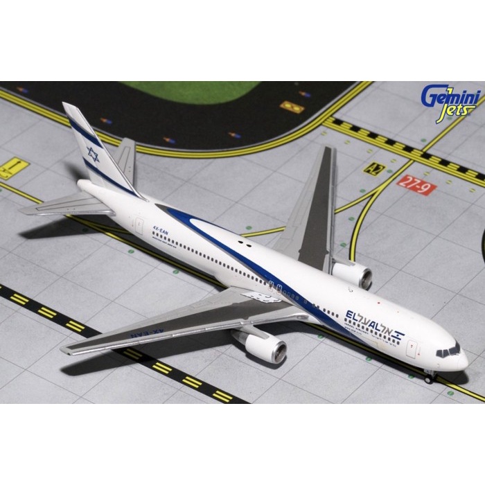 Jual Gemini Jets EL AL Boeing 767-300ER 4X-EAN 1/400 Scale Diecast ...