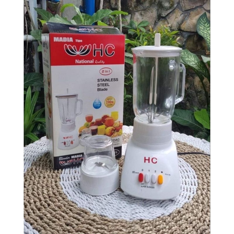 Jual BLENDER KACA 2IN1 MEREK HC | Shopee Indonesia
