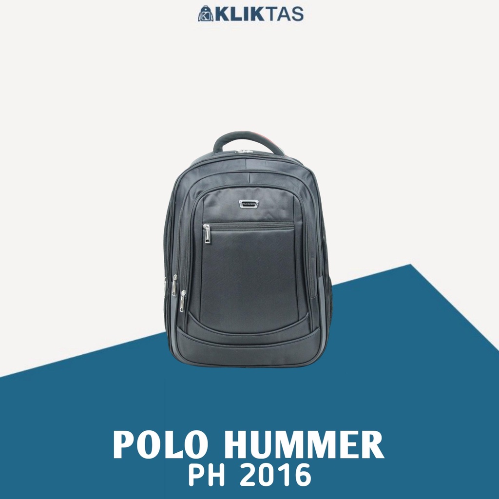 Jual Tas Ransel Laptop Pria Besar Import Polo Hummer 2016 | Shopee ...
