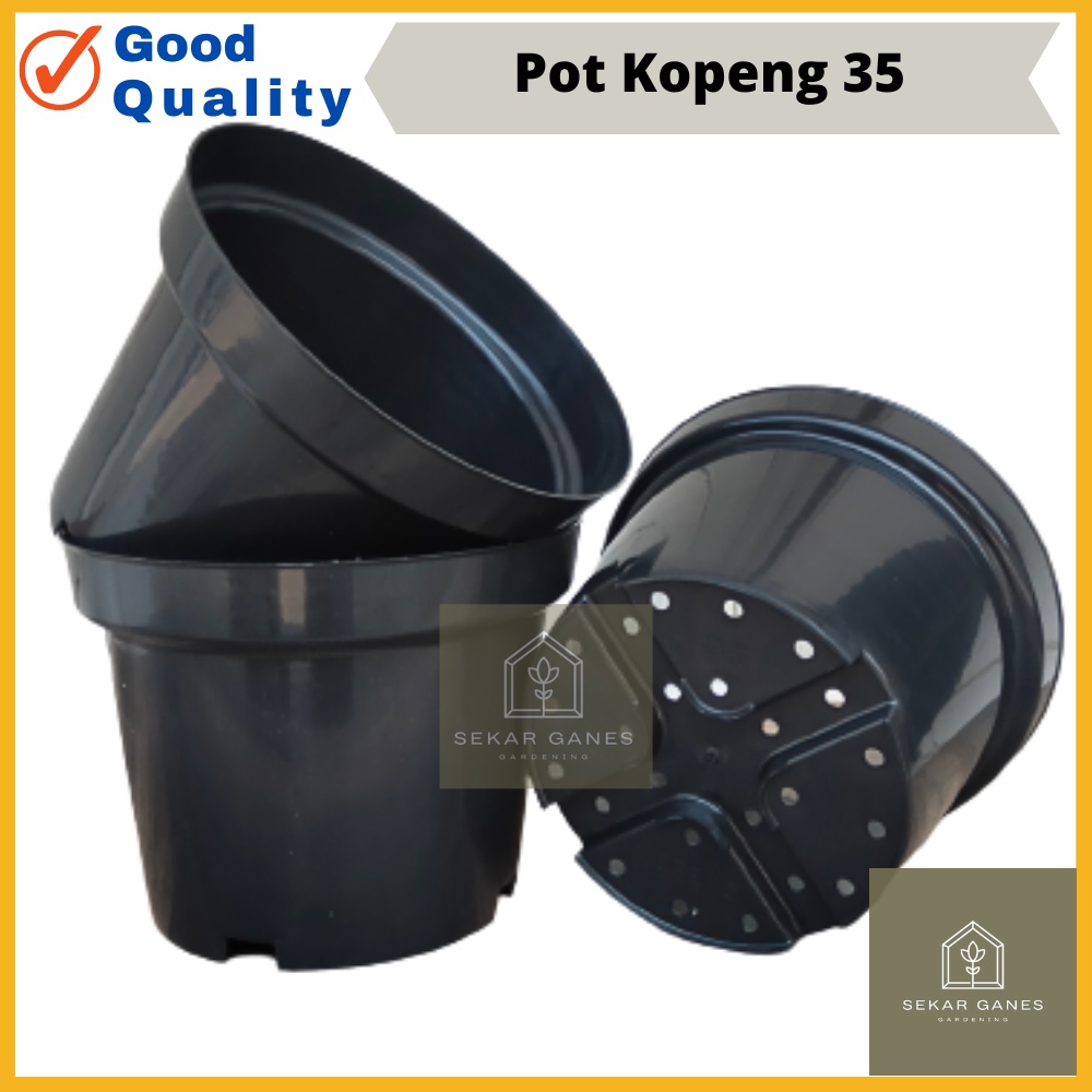 Jual Pot Kopeng 35 Hitam Besar Jumbo Plastik Ukuran 40cm 50cm 70 cm ...