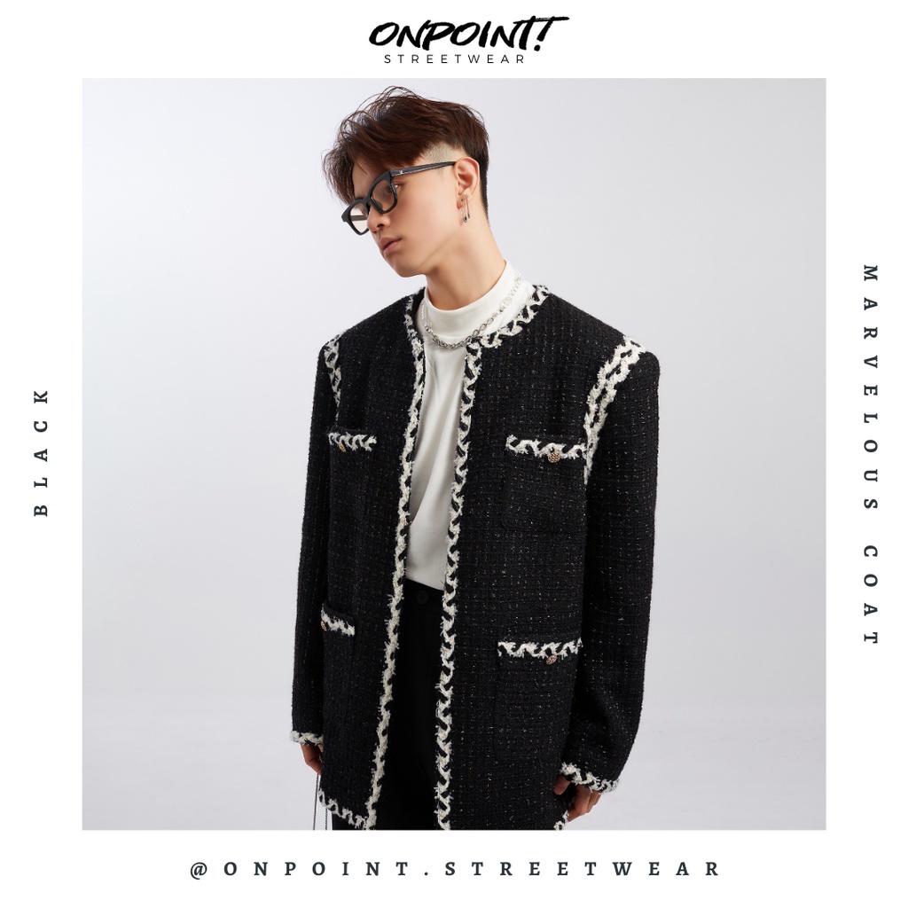 Jual Marvelous coat (black) - jaket pria coat pria winter jacket ...