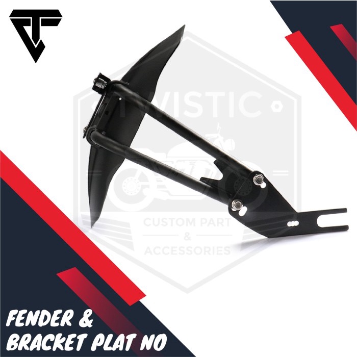 Jual Spakbor Mudguard Belakang Motor Custom XSR 155 Model WR3 Universal ...