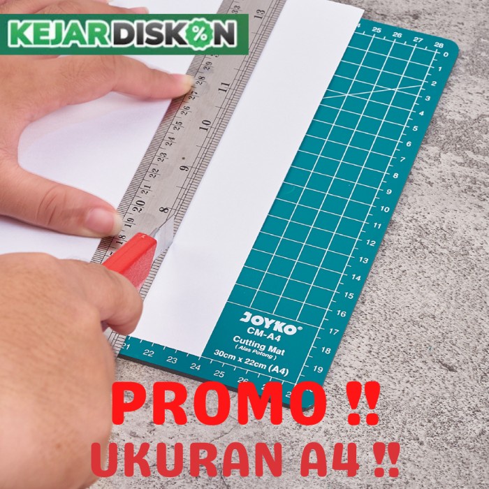 Jual Joyko Cutting Mat A4 2 SISI / Alas Potong Cutter Joyko Pemotong CM-A4 alat tulis kantor atk ...