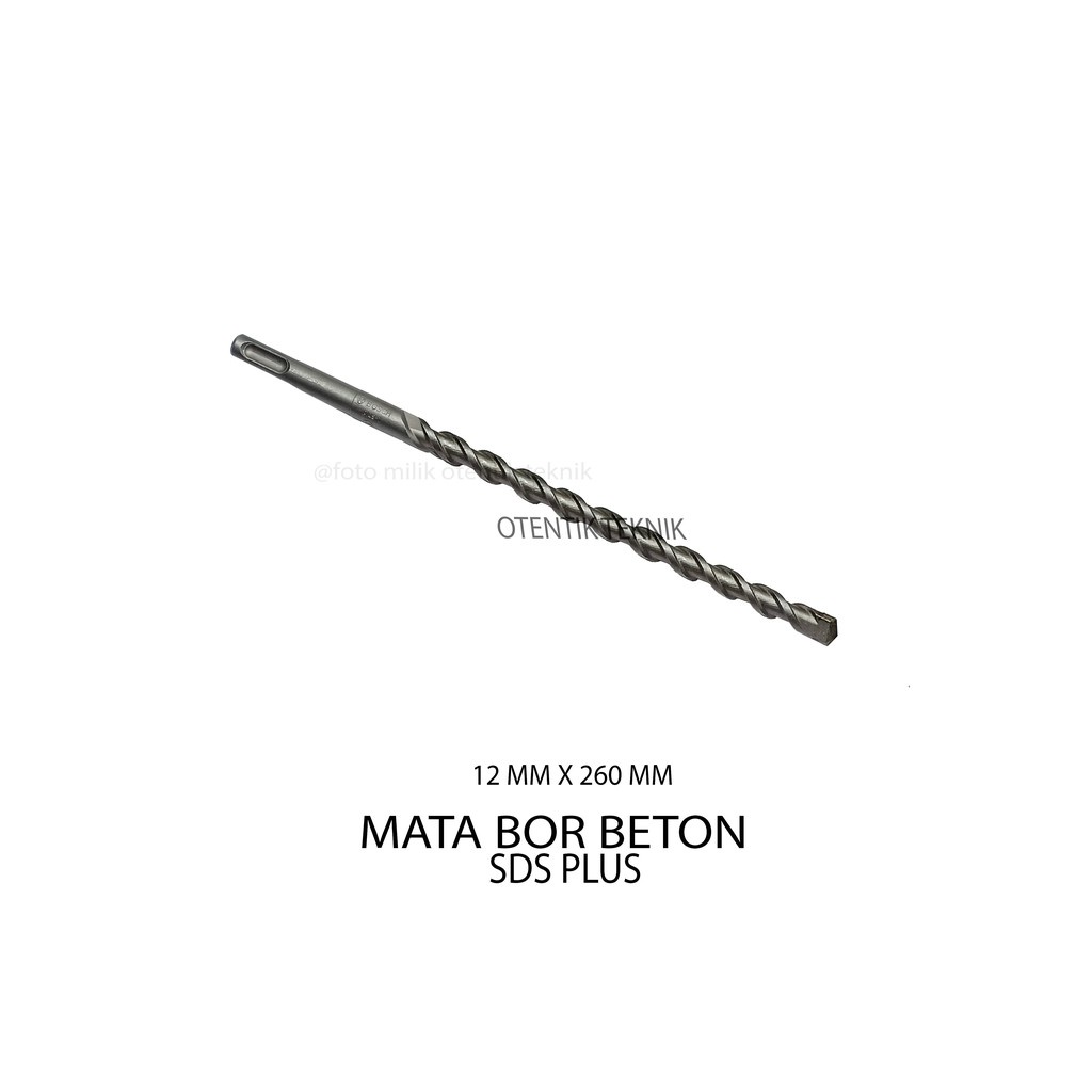 Jual Bosch Mata Bor Beton Sds Plus 12 X 260 Mata Bor Tembok 12 Mm X 260 Mm Shopee Indonesia