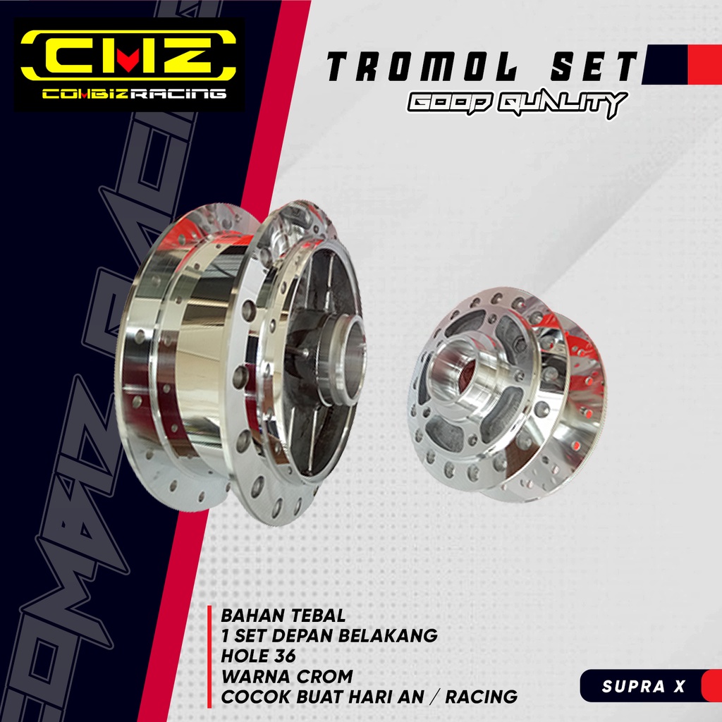 Jual Tromol SUPRA GRAND Set Depan Belakang Trombol SUPRA X OLD ASTREA ...