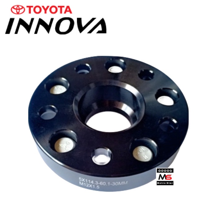 Jual 2 Pcs Wheel Spacer PCD 5x114,3 Hub 3cm Velg Adaptor Toyota Innova ...