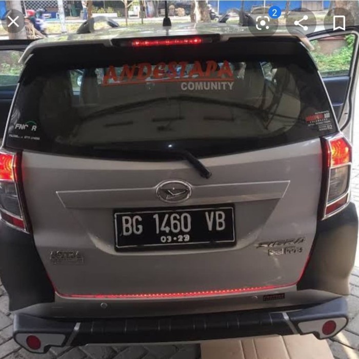 Jual spoiler toyota calya daihatsu sigra trd model trd lampu - Merah ...