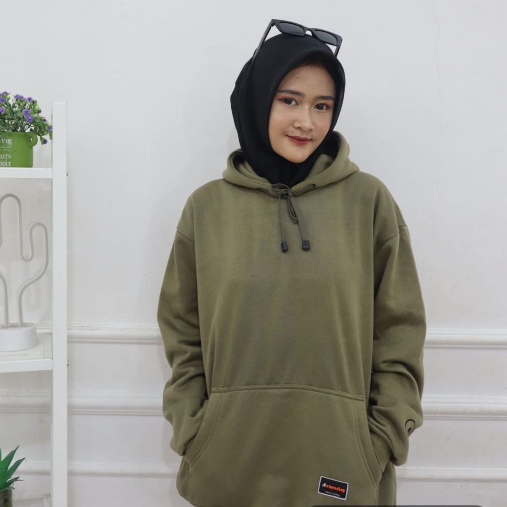 Jual Hoodie Jumper Polos Tebal Pria Wanita jaket hodi fleece | Shopee ...