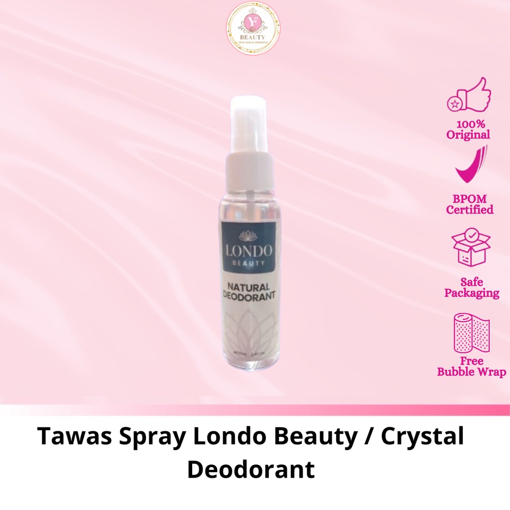 Jual YF BEAUTY Tawas Spray Londo Beauty / Crystal Deodorant / Natural ...