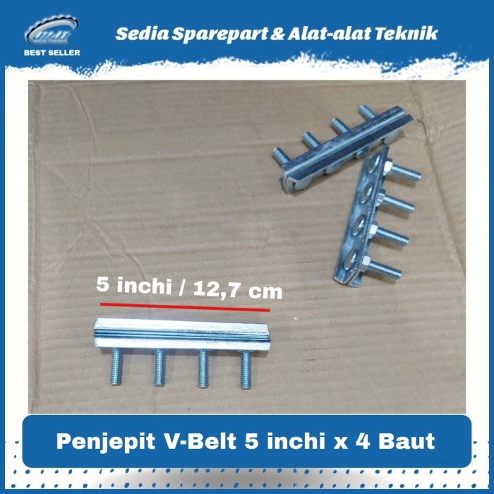 Jual Penjepit Belt Fanbel Selendang Ukuran 5 inchi x 4 Baut | Shopee ...