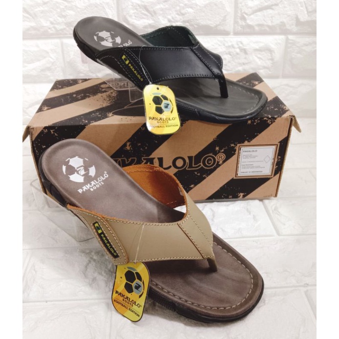 Jual SENDAL JEPIT KULIT PAKALOLO N 2329 ORIGINAL | Shopee Indonesia