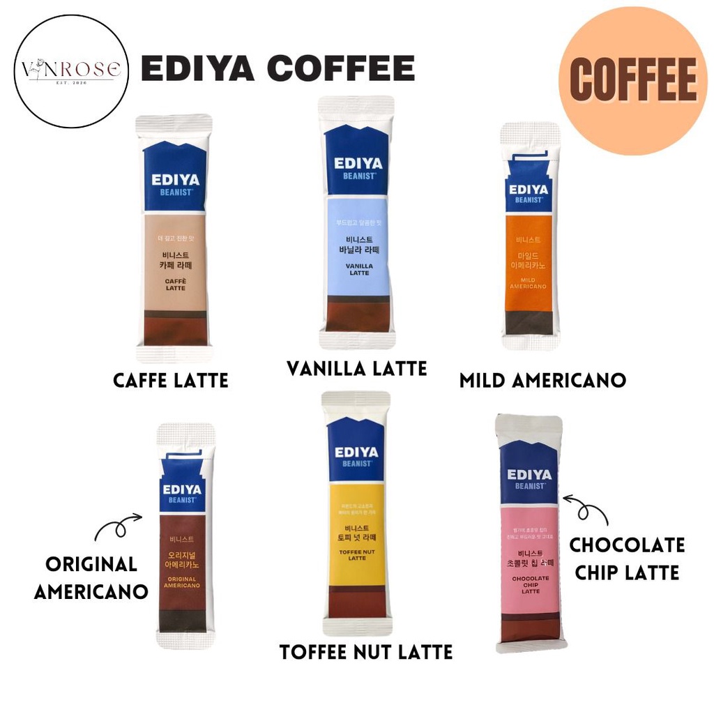 Jual [10 Sachet] Ediya Beanist Special Edition Korea Coffee Instant ...
