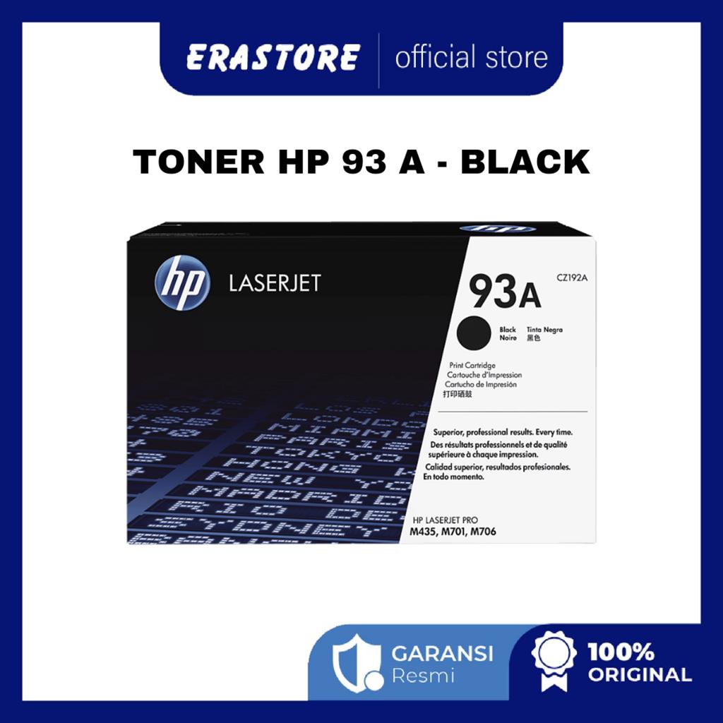 Jual HP 93A Black Original LaserJet Toner Cartridge (CZ192A) | Shopee ...