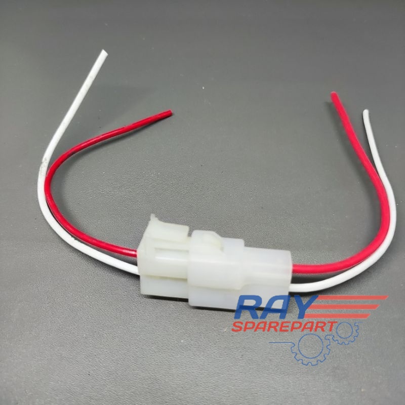 Jual SOCKET KONEKTOR KABEL 2 PIN BESAR / SOKET SAMBUNG KABEL MOTOR ...
