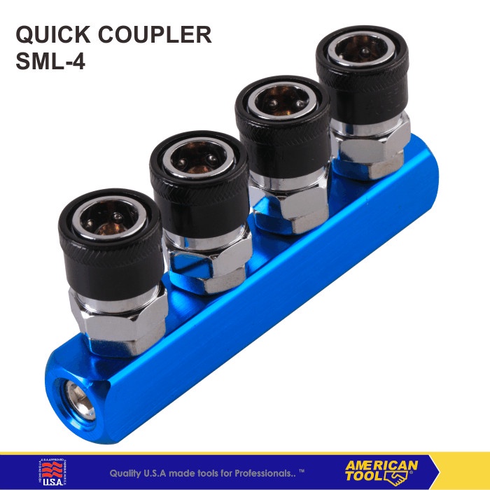 Jual Kopler Cabang 4 / Quick Coupler SML-4 American Tool 8959414 ...
