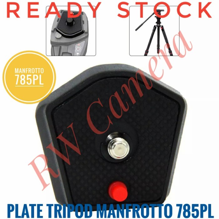 Jual Plate Tripod Manfrotto 785PL Quick Release Plat Modo Digi Tripod ...
