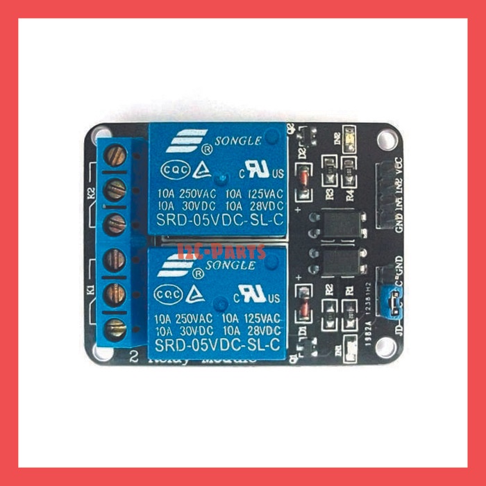 Jual Mitsuyama_ 5V Relay 2 Channel Module For Arduino Stm32 Raspy Low ...