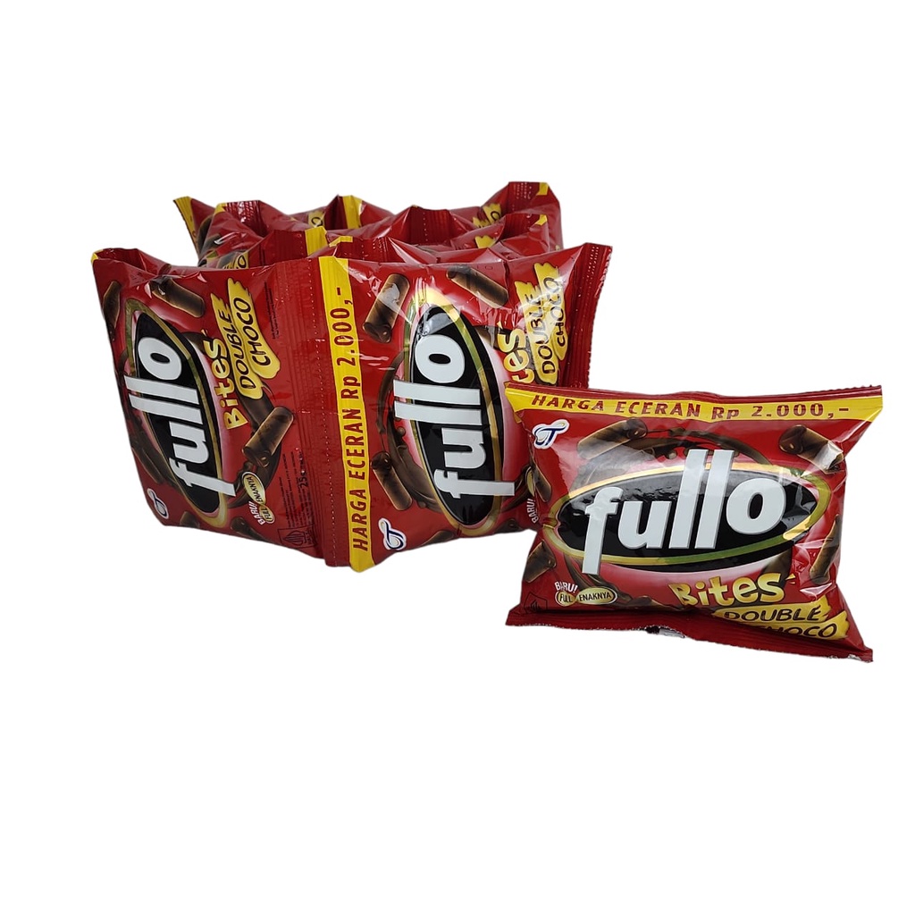 Jual Fullo RENCENG Bites Double Choco - Netto 25gr x 10 bks | Shopee ...
