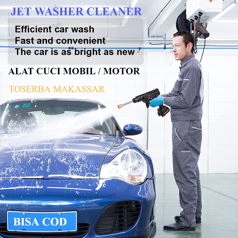 Jual WATER JET WASHER CLEANER SUPER KENCANG TEKANAN TINGGI 198 V MESIN ...