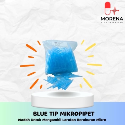 Jual ONEMED - Blue Tip Micropipette Biru Isi 500pcs 1000uL | Shopee ...