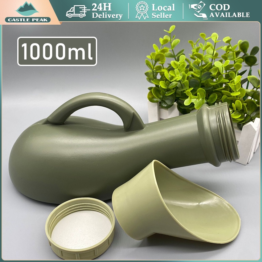 Jual Botol urinal portable outdoor Unisex Dengan Penutup travel toilet ...