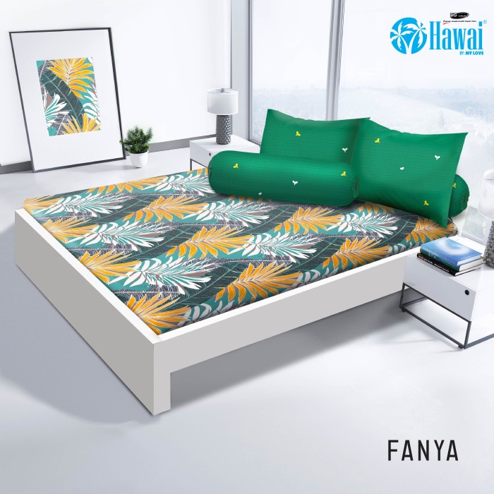 Jual Sprei Seprei HAWAII King Ukuran 180x200 Motif Fanya | Shopee Indonesia